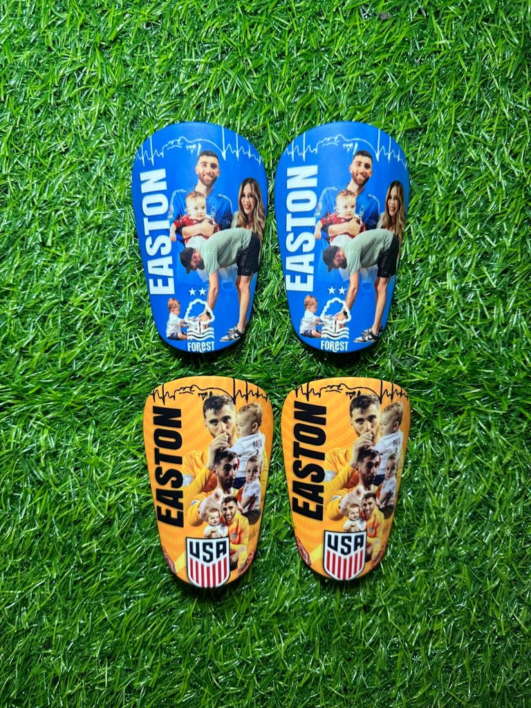 Elite Personalised Mini Shin Pads | 2 Pack